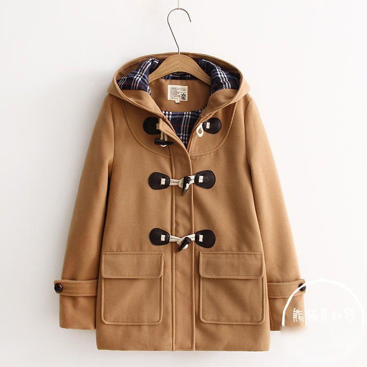 PANDAGO Plain Toggle Coat | YesStyle