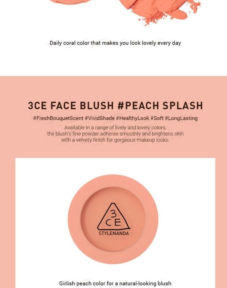 3CE Face Blush Mood For Blossom Edition - 5 Colors | YesStyle