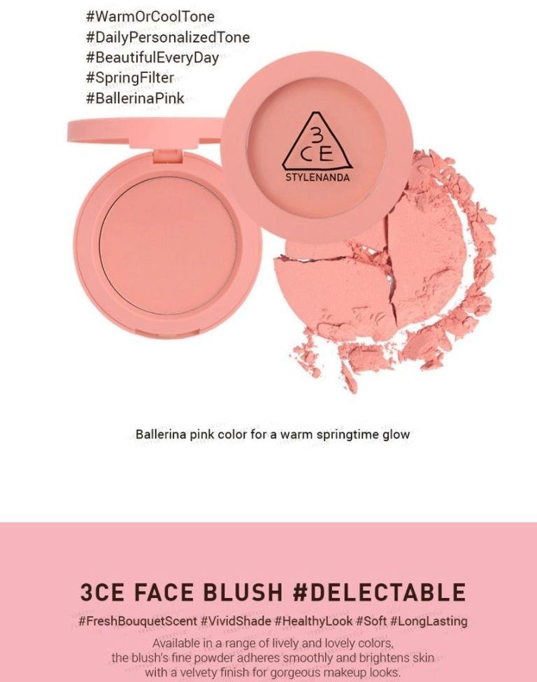 3CE Face Blush Mood For Blossom Edition - 5 Colors | YesStyle