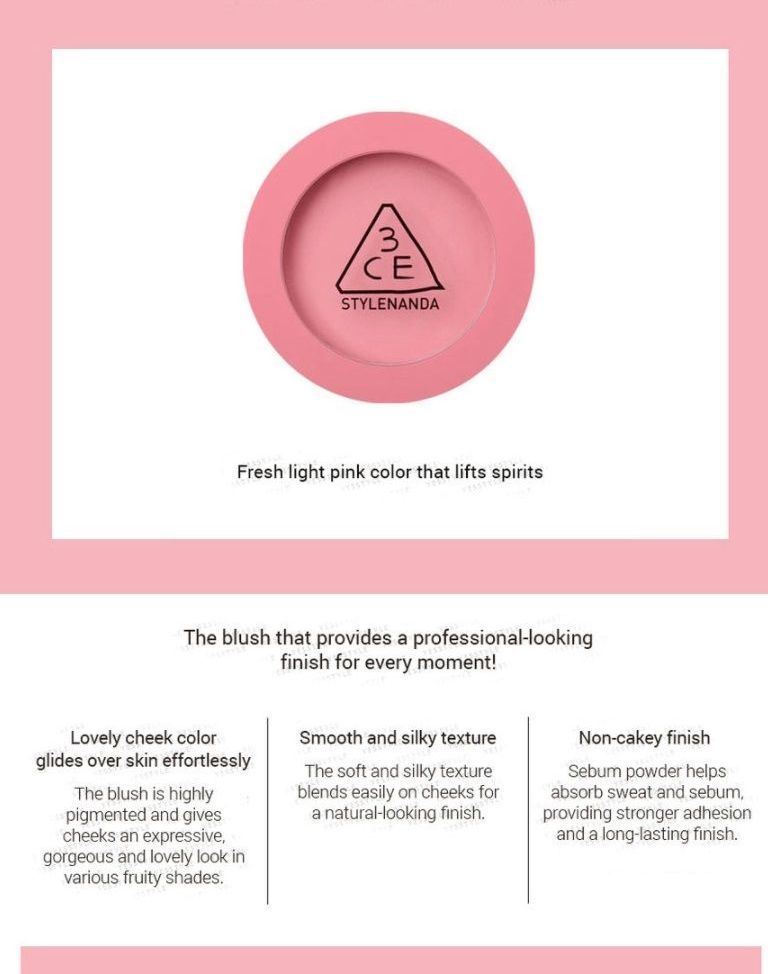 3CE Face Blush Mood For Blossom Edition - 5 Colors | YesStyle