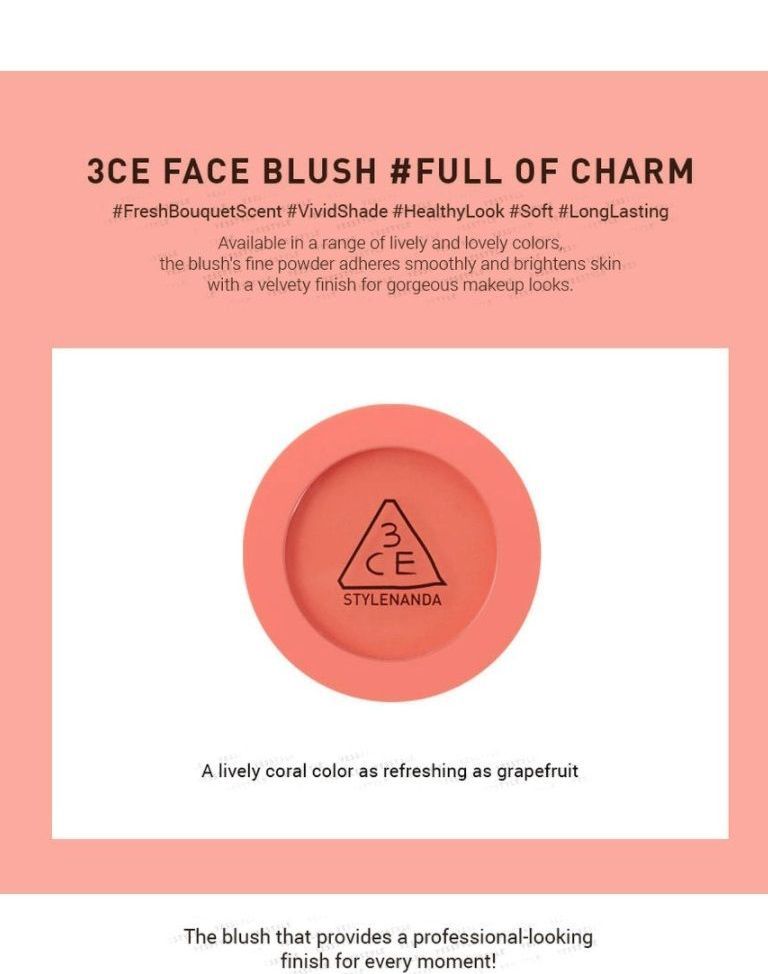 3CE Face Blush Mood For Blossom Edition - 5 Colors | YesStyle