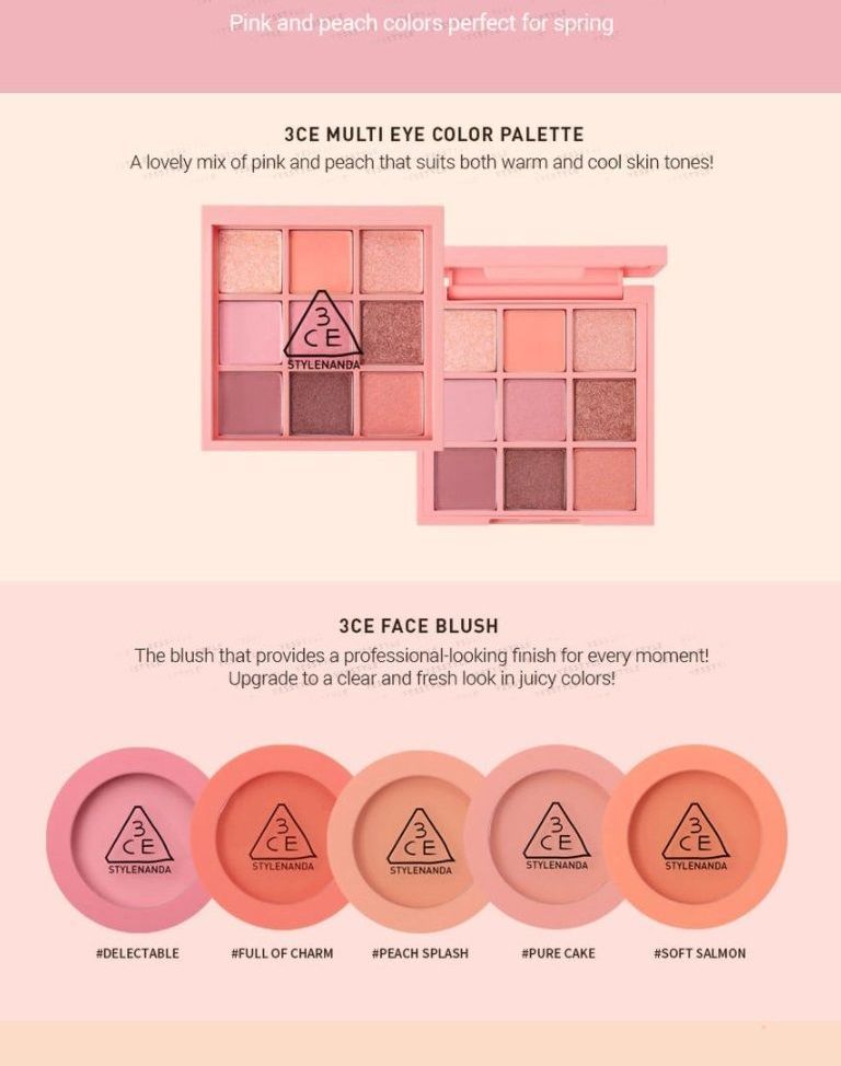 3CE Face Blush Mood For Blossom Edition - 5 Colors | YesStyle
