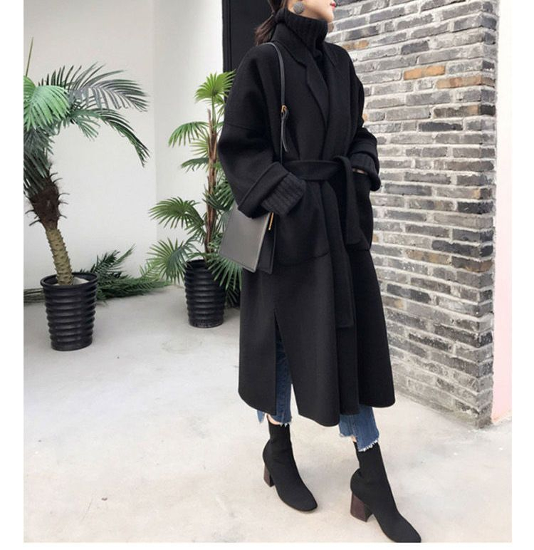 Apotheosis Open-Front Long Coat | YesStyle