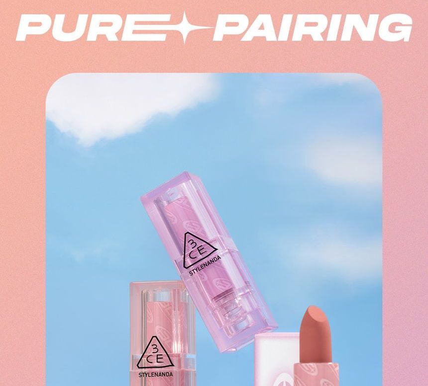 Buy 3CE - Soft Matte Lipstick Pure Pairing Edition - 2 Colors in Bulk ...