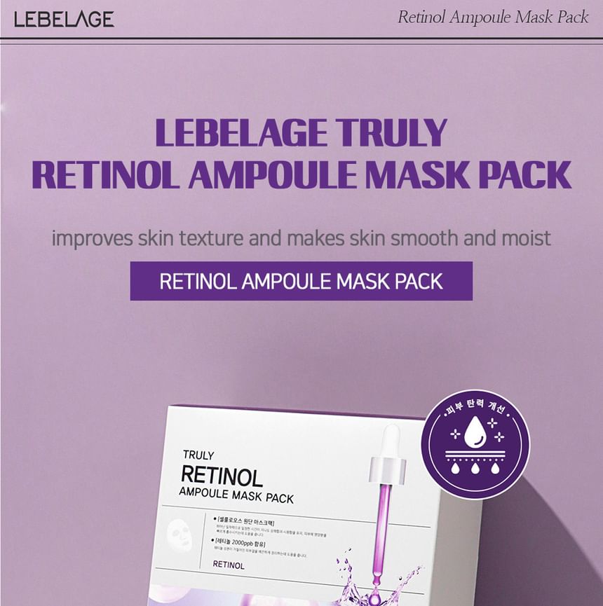Buy LEBELAGE - Truly Retinol Ampoule Mask Pack Set in Bulk ...