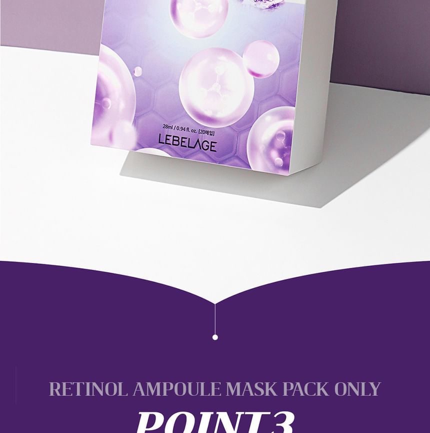 Buy LEBELAGE - Truly Retinol Ampoule Mask Pack Set in Bulk ...