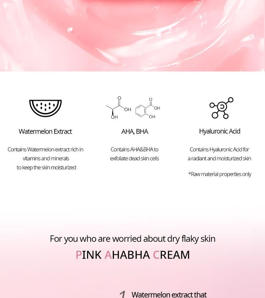 Buy Nacific - Pink AHA BHA Cream in Bulk | AsianBeautyWholesale.com