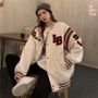 ZENME - Number Embroidered Baseball Jacket (Various Designs) | YesStyle