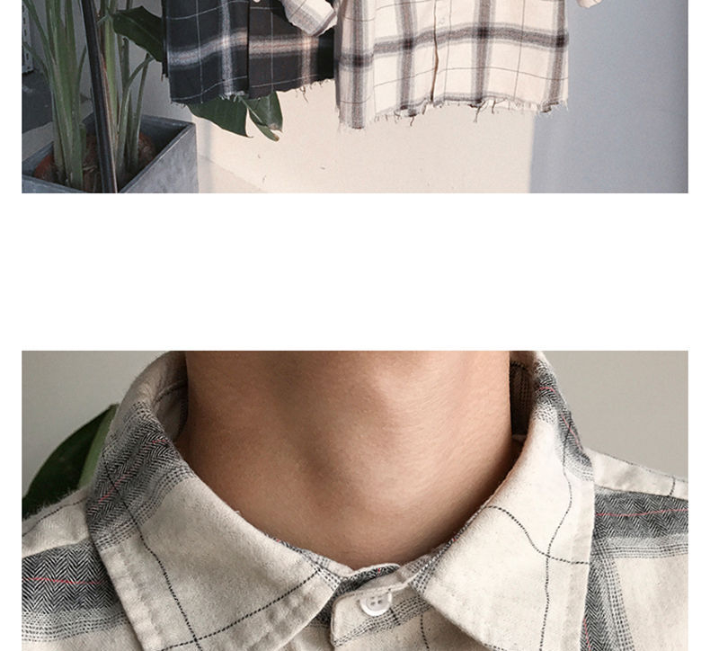 Jacka Long-Sleeved Plaid Shirt | YesStyle