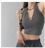 Shira - Heart-Accent Halter Top in 5 Colors | YesStyle