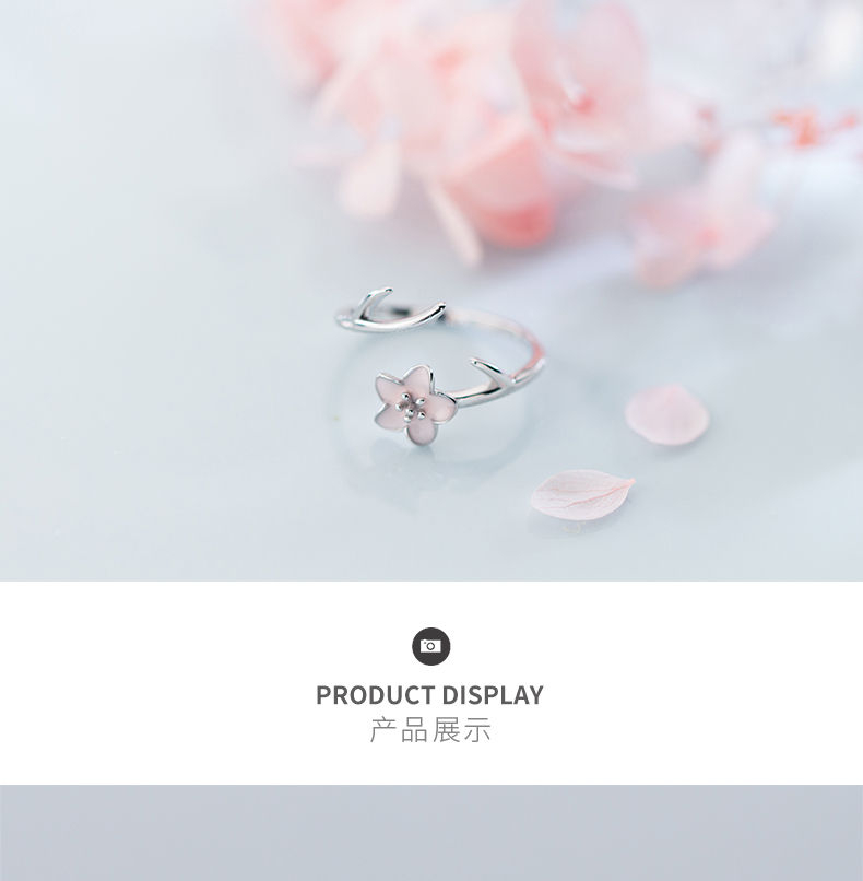 A’ROCH 925 Sterling Silver Floral Open Ring | YesStyle