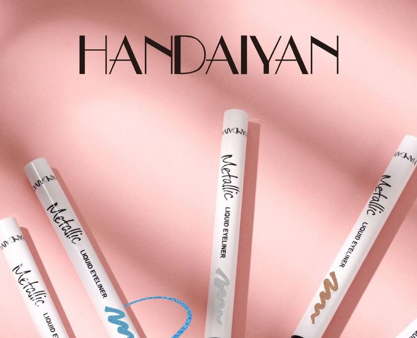Buy HANDAIYAN - Micro-Fine Metallic Liquid Eyeliner 6 Colors (x360 ...