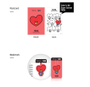 Mediheal - BTS BT21 Face Point Mask Set (7 Types) | YesStyle
