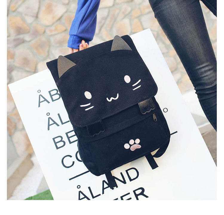Youme Cat Face Backpack | YesStyle
