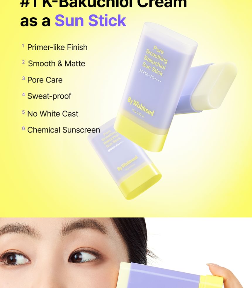 Buy By Wishtrend - Pore Smoothing Bakuchiol Sun Stick (x100) (Bulk Box ...