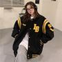 ZENME - Number Embroidered Baseball Jacket (Various Designs) | YesStyle