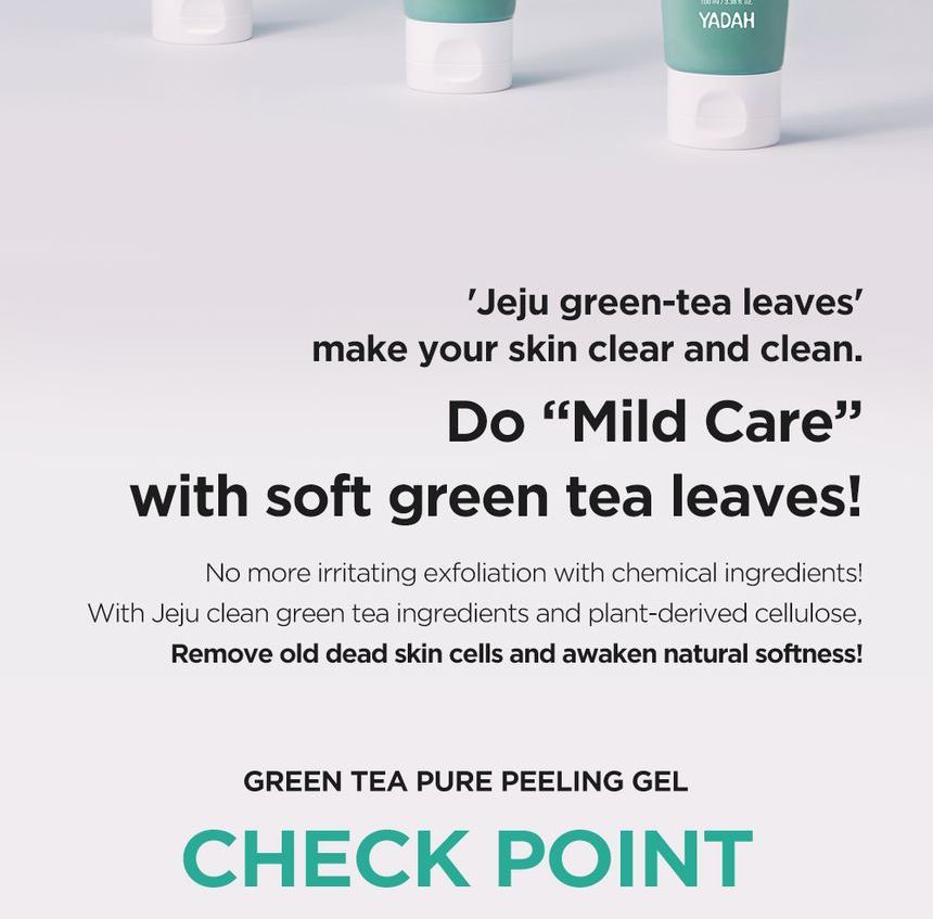 Buy YADAH - Green Tea Pure Peeling Gel in Bulk | AsianBeautyWholesale.com