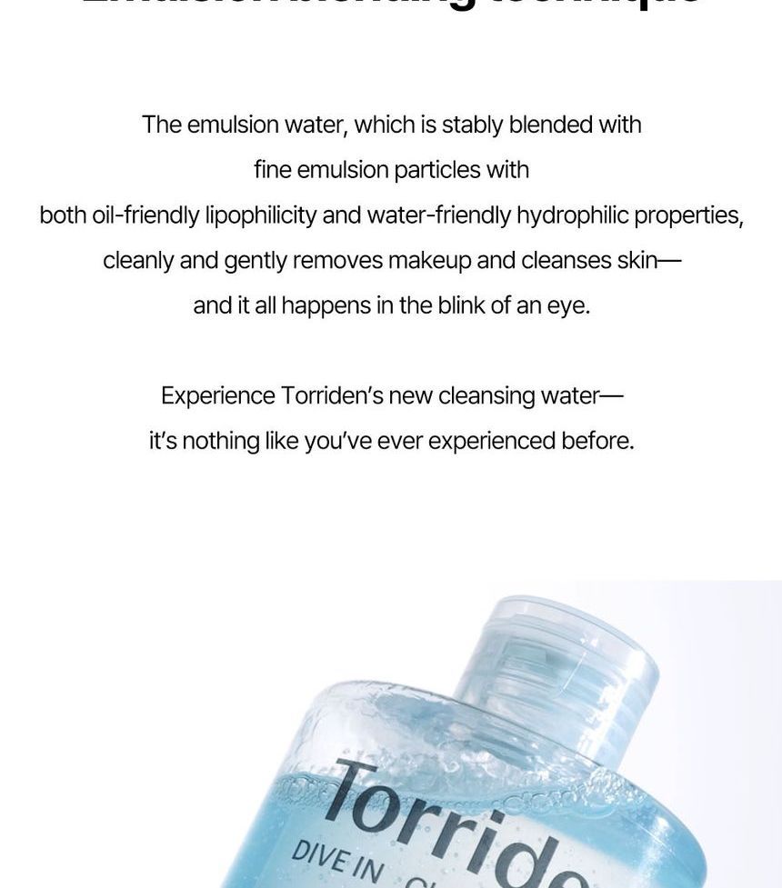 Buy Torriden - DIVE-IN Low Molecular Hyaluronic Acid Cleansing Water in ...