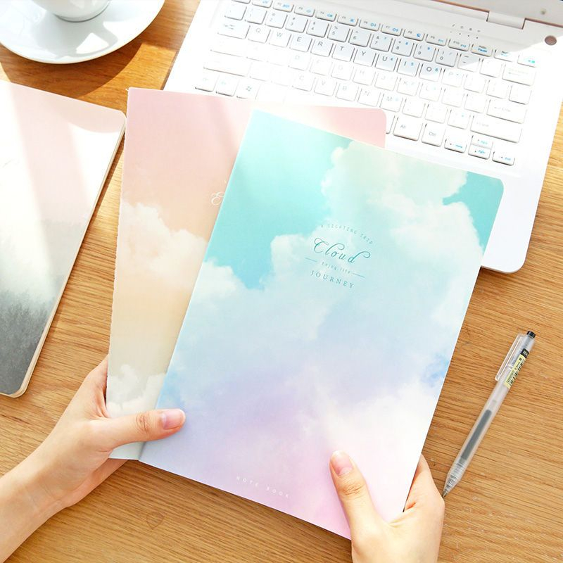 Cute Essentials Set Of 4: B5 Print Notebook (various Designs) | Yesstyle