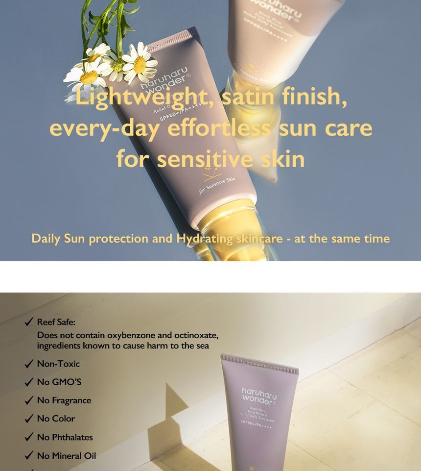 Buy haruharu wonder - Black Rice Pure Mineral Relief Daily Sunscreen (x80) (Bulk Box) in Bulk ...