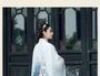 Tangier - Fox Embroidered Slit-Side Hanfu Long Light Jacket | YesStyle