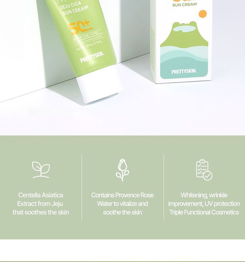 Buy Pretty skin - The Pure Jeju Cica Sun Cream in Bulk ...