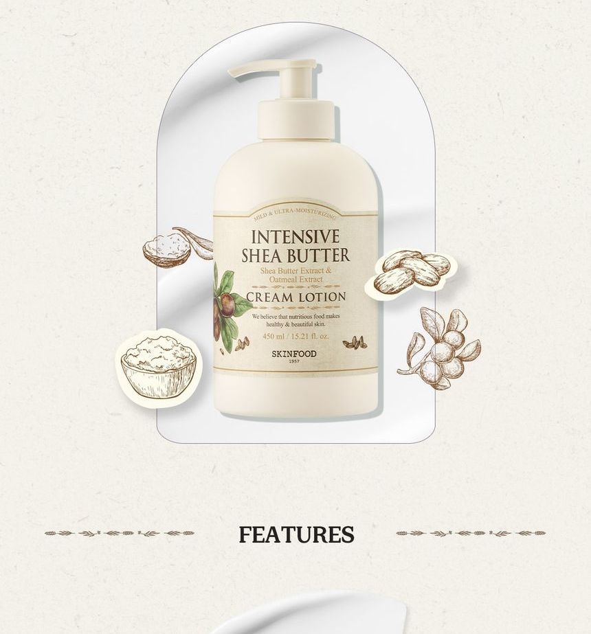 Buy SKINFOOD - Intensive Shea Butter Body Cream Lotion in Bulk ...