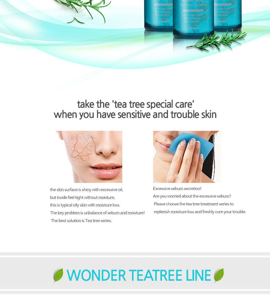 D'RAN Wonder Tea Tree Essence 50ml | YesStyle