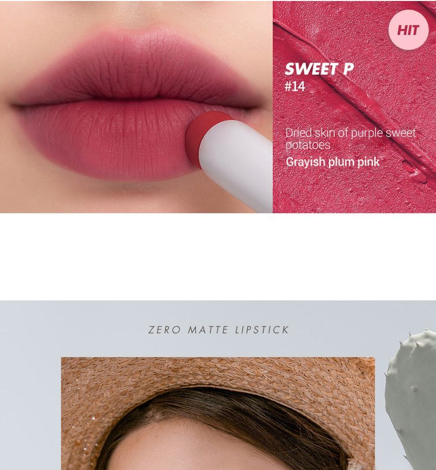 romand Zero Matte Lipstick NEW - 20 Colors | YesStyle