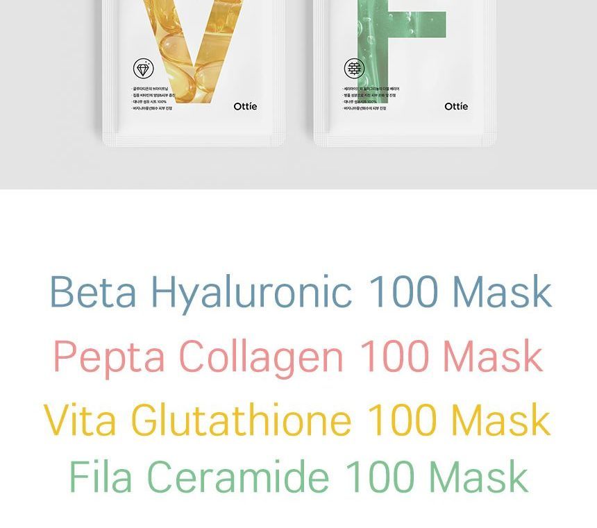 Buy Ottie - 100 Mask - 4 Types in Bulk | AsianBeautyWholesale.com