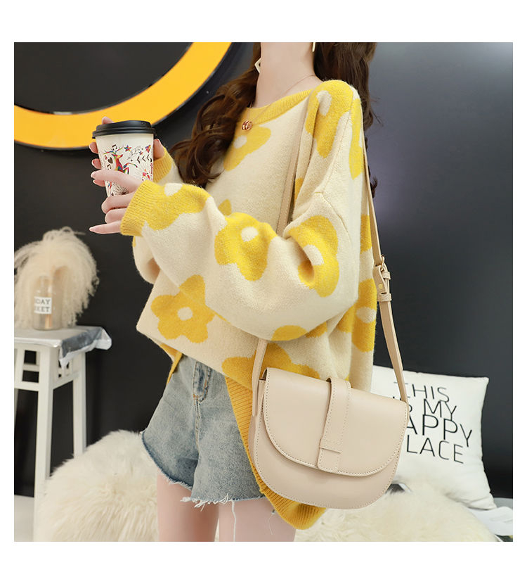 FR Flower Pattern Sweater | YesStyle