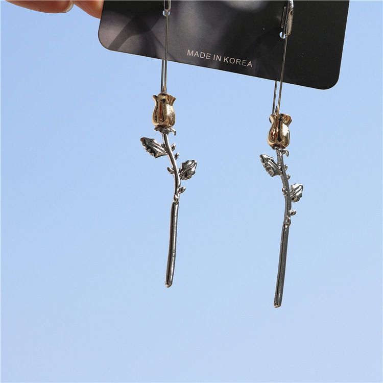 Admae Rose Drop Earring/ Brooch | YesStyle