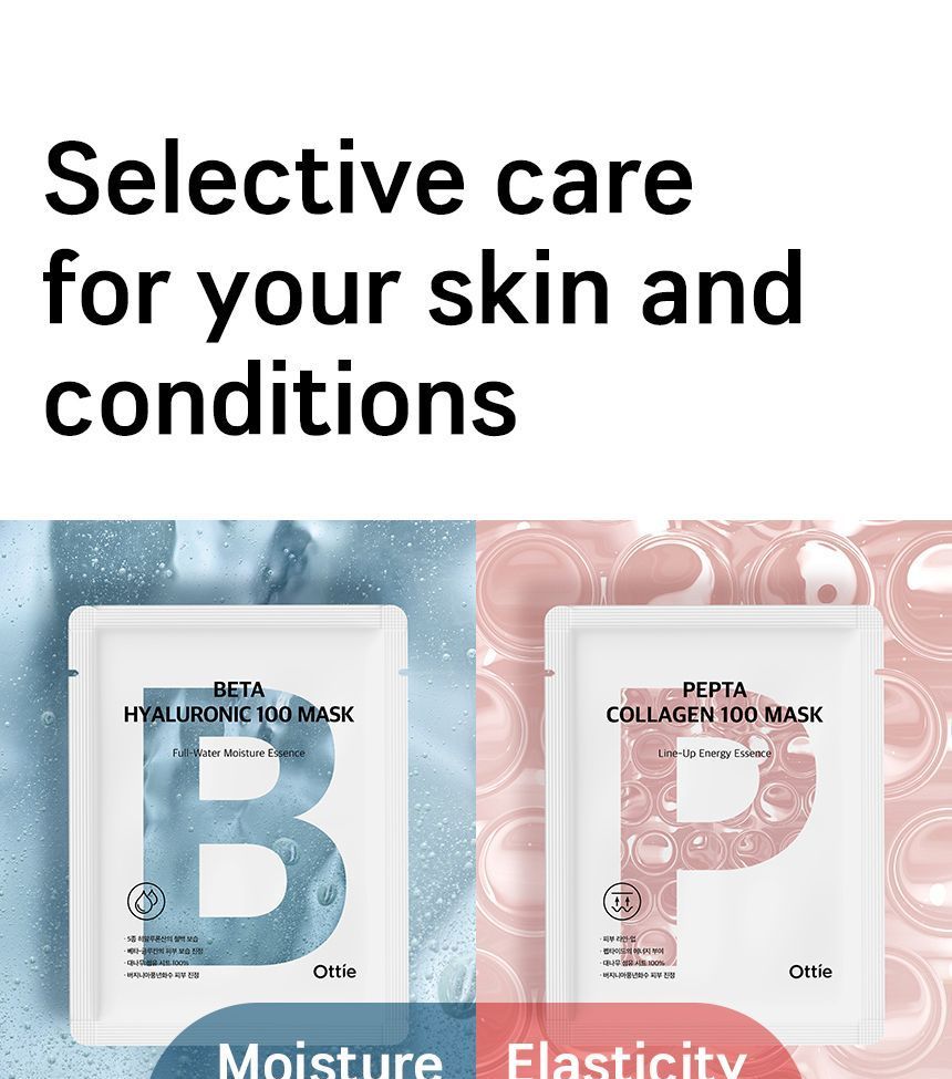 Buy Ottie - 100 Mask - 4 Types in Bulk | AsianBeautyWholesale.com