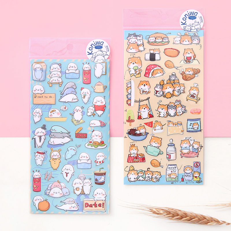 Cute Essentials Cartoon Sticker (Various Designs) | YesStyle
