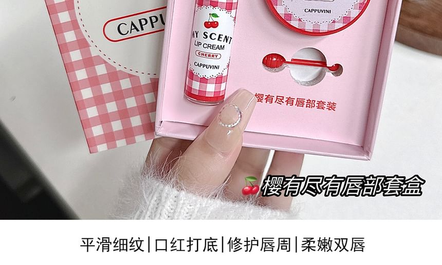Buy Cappuvini - Fruit Flavored Lip Cream & Lip Mask Set - 2 Types in ...