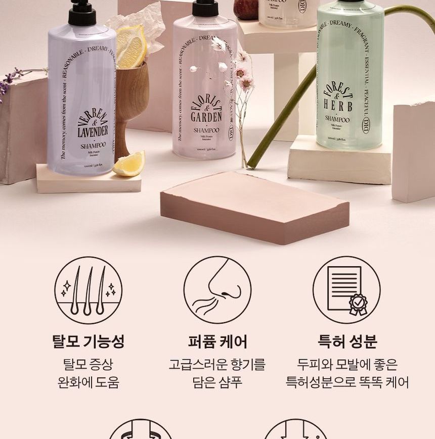 Buy odiD - Milk Protein Intensive Shampoo - 4 Types in Bulk | AsianBeautyWholesale.com