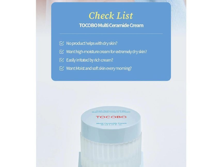 Buy TOCOBO - Multi Ceramide Cream in Bulk | AsianBeautyWholesale.com