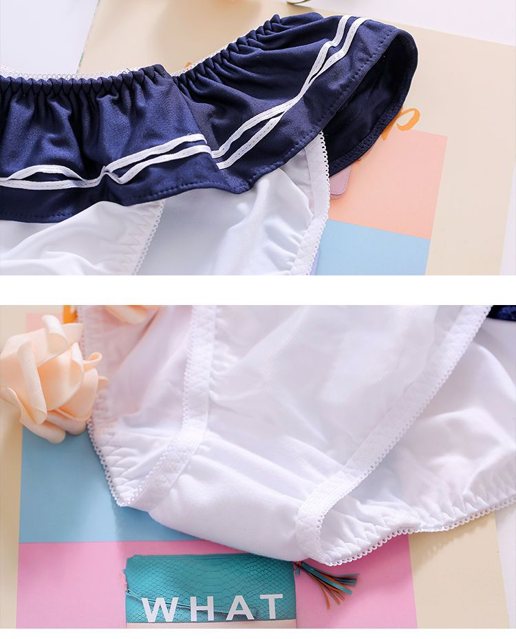 Mimimint Set: School Uniform Wired Bra + Panty | YesStyle