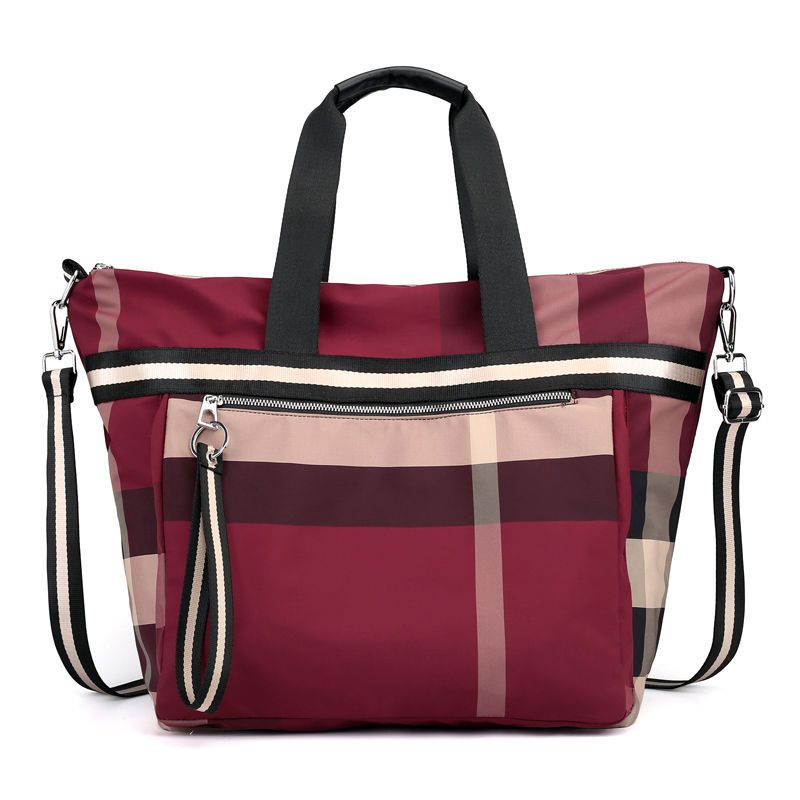 Montomery Plaid Carryall Bag | YesStyle