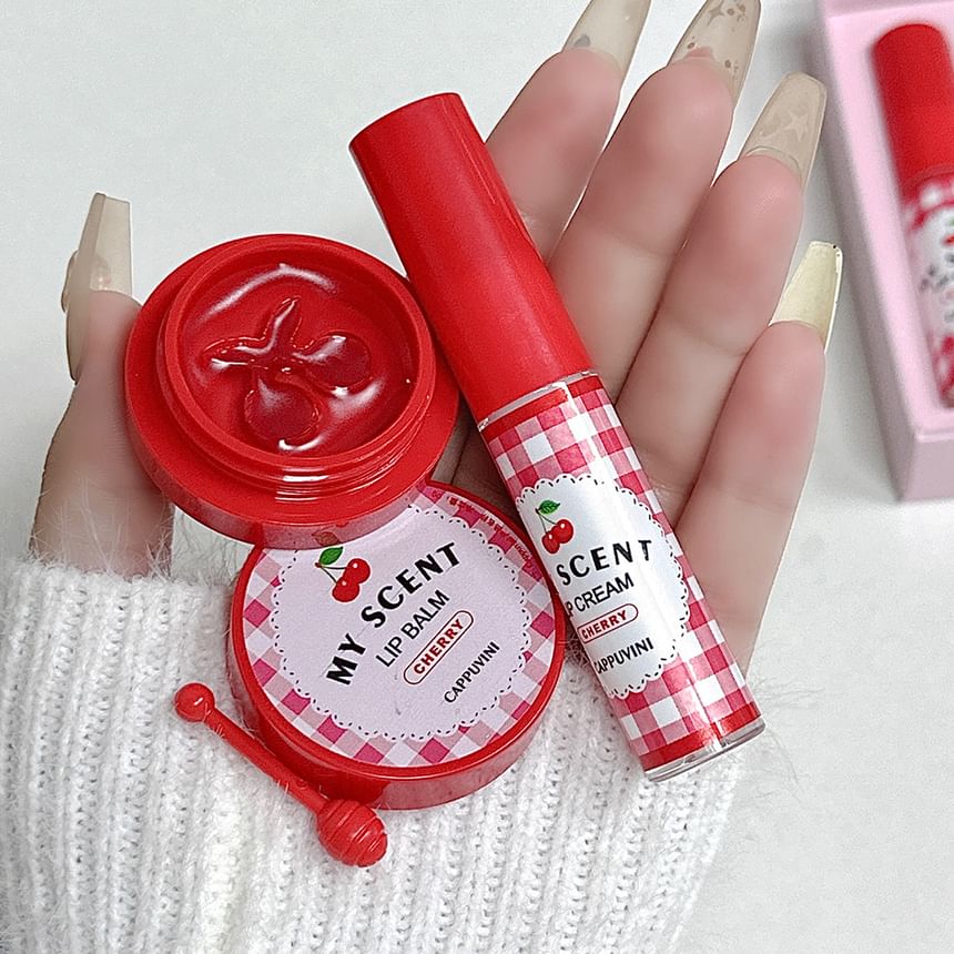 Buy Cappuvini - Fruit Flavored Lip Cream & Lip Mask Set - 2 Types in ...