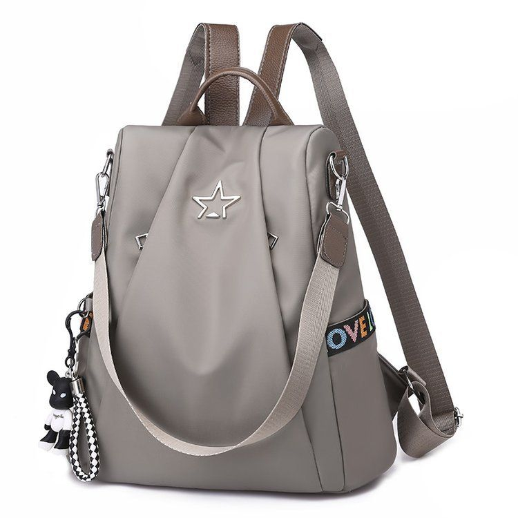 Golden Kelly Boxy Nylon Backpack | YesStyle