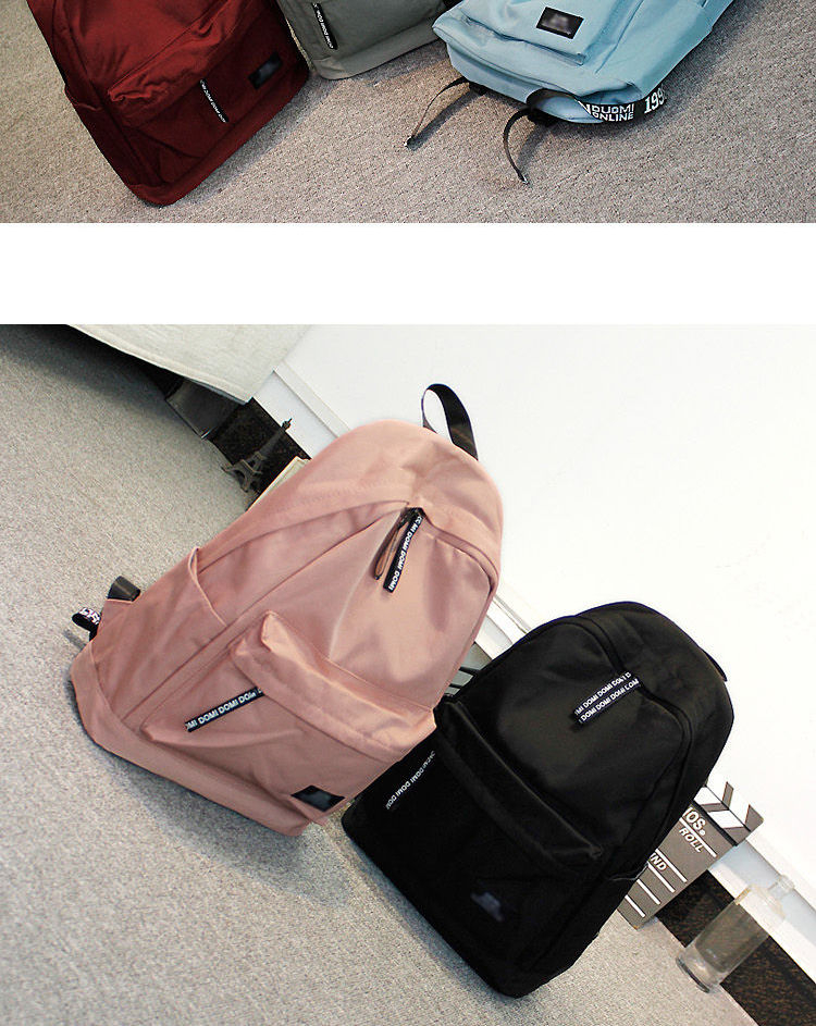 Bag Hub Plain Canvas Backpack | YesStyle