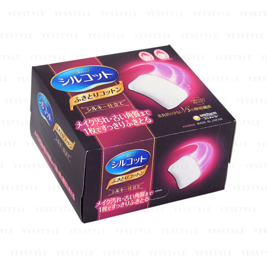 Unicharm Silcot Silky Touch Wipping Cotton Pad | YesStyle