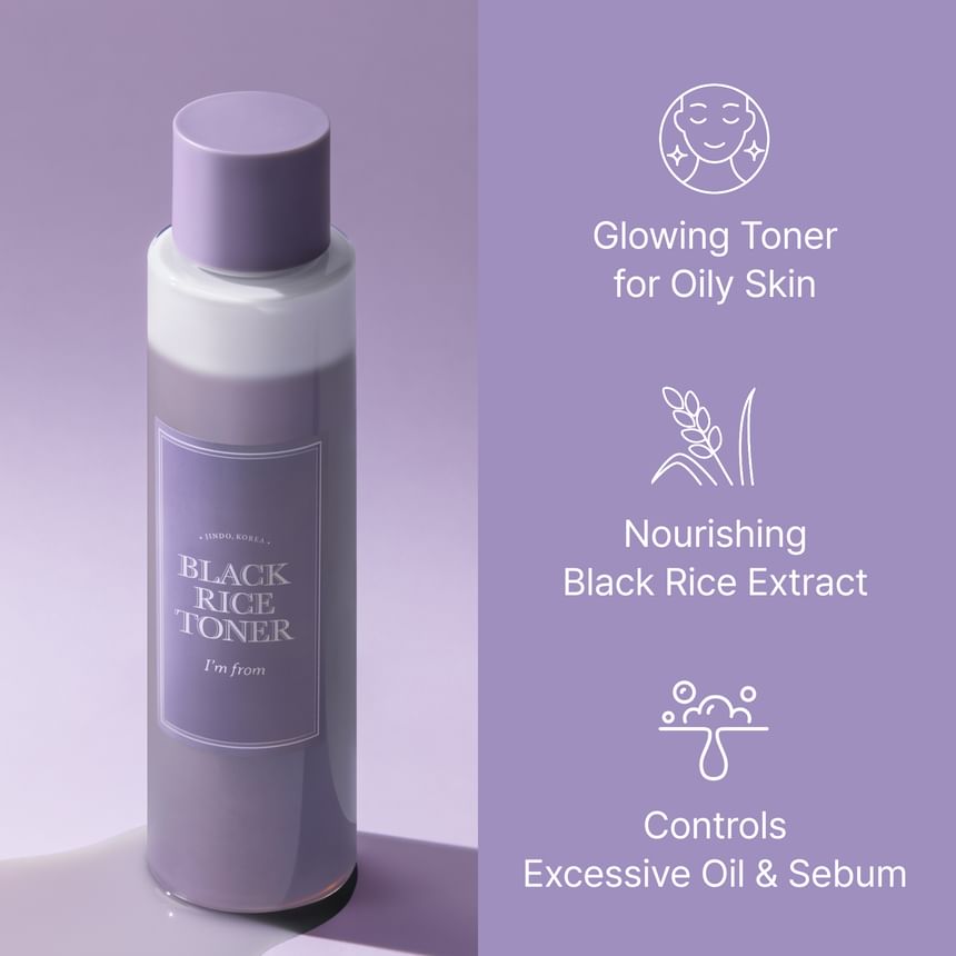 Buy I'm from - Black Rice Toner Mini in Bulk | AsianBeautyWholesale.com