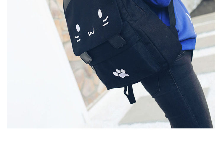 Youme Cat Face Backpack | YesStyle
