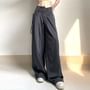 Sosana - Low Waist Loose-Fit Wide-Leg Dress Pants | YesStyle