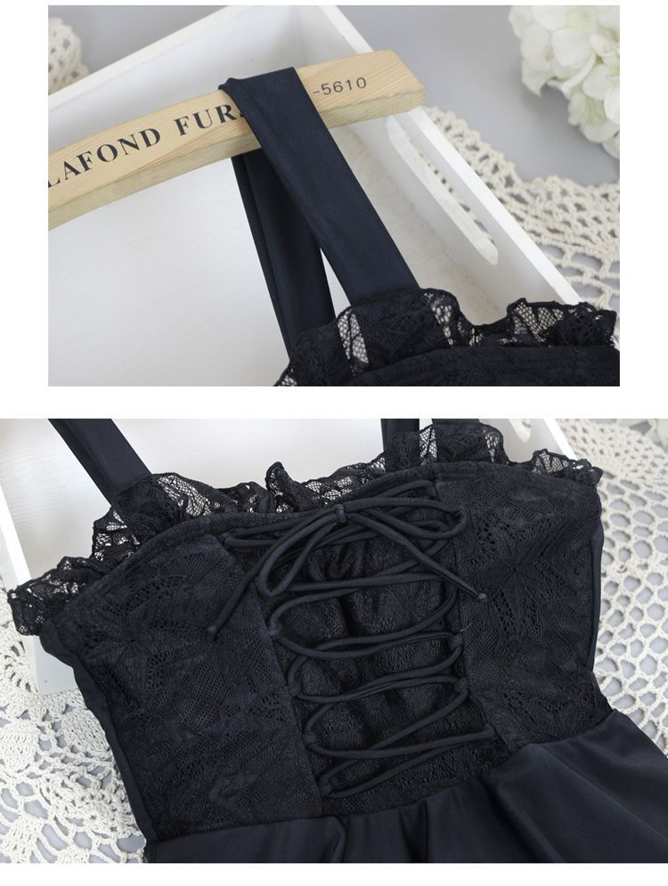 Jumei Lace Up Swim Dress | YesStyle