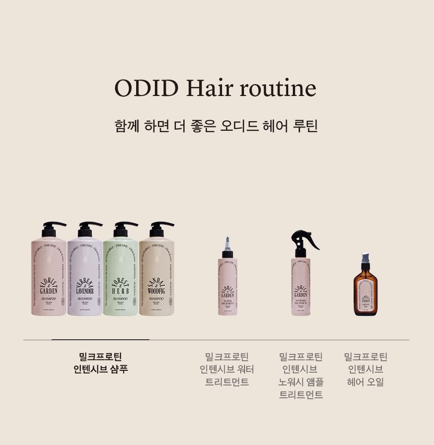 Buy odiD - Milk Protein Intensive Shampoo - 4 Types in Bulk | AsianBeautyWholesale.com