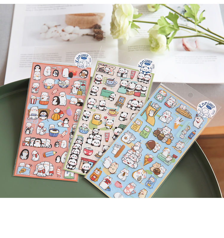 Cute Essentials Cartoon Sticker (Various Designs) | YesStyle