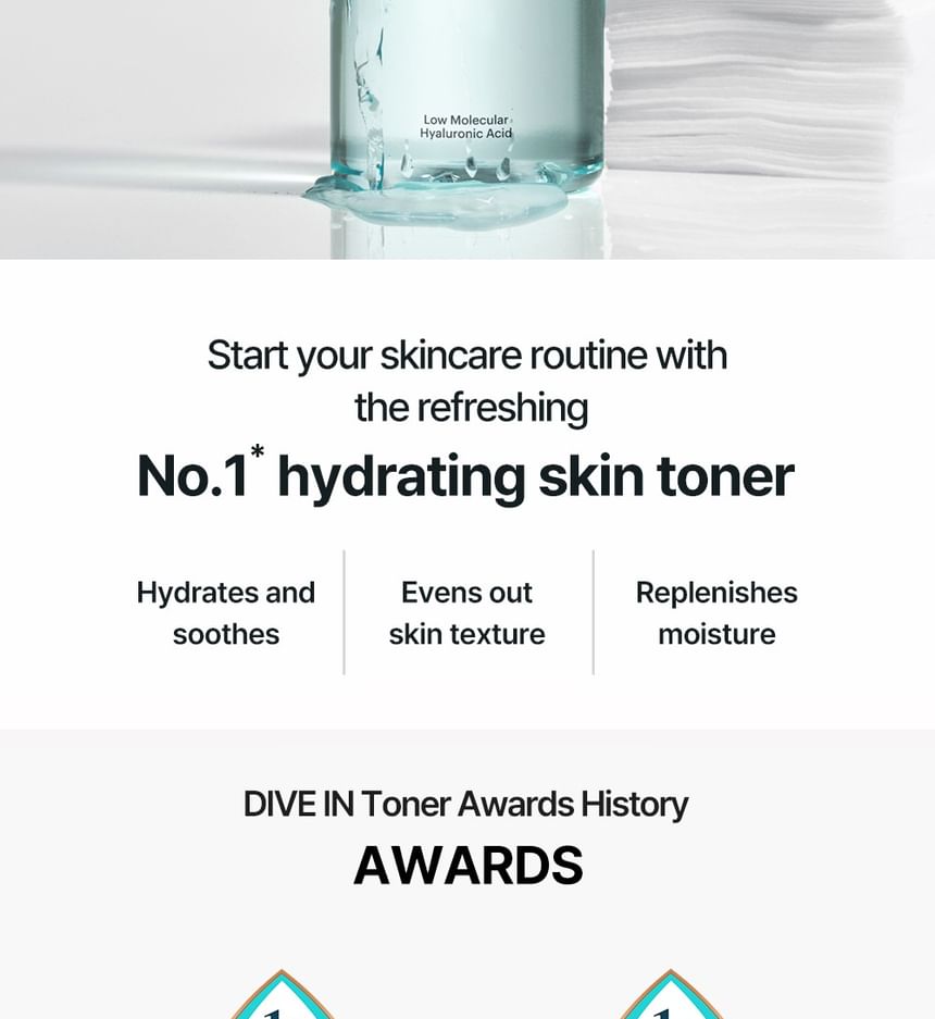 Buy Torriden - DIVE-IN Low Molecular Hyaluronic Acid Toner Mini in Bulk ...